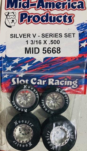 Mid America 1 3/16 x 0.500 V Series Wheel Set Silver MID5668 – Show Us ...