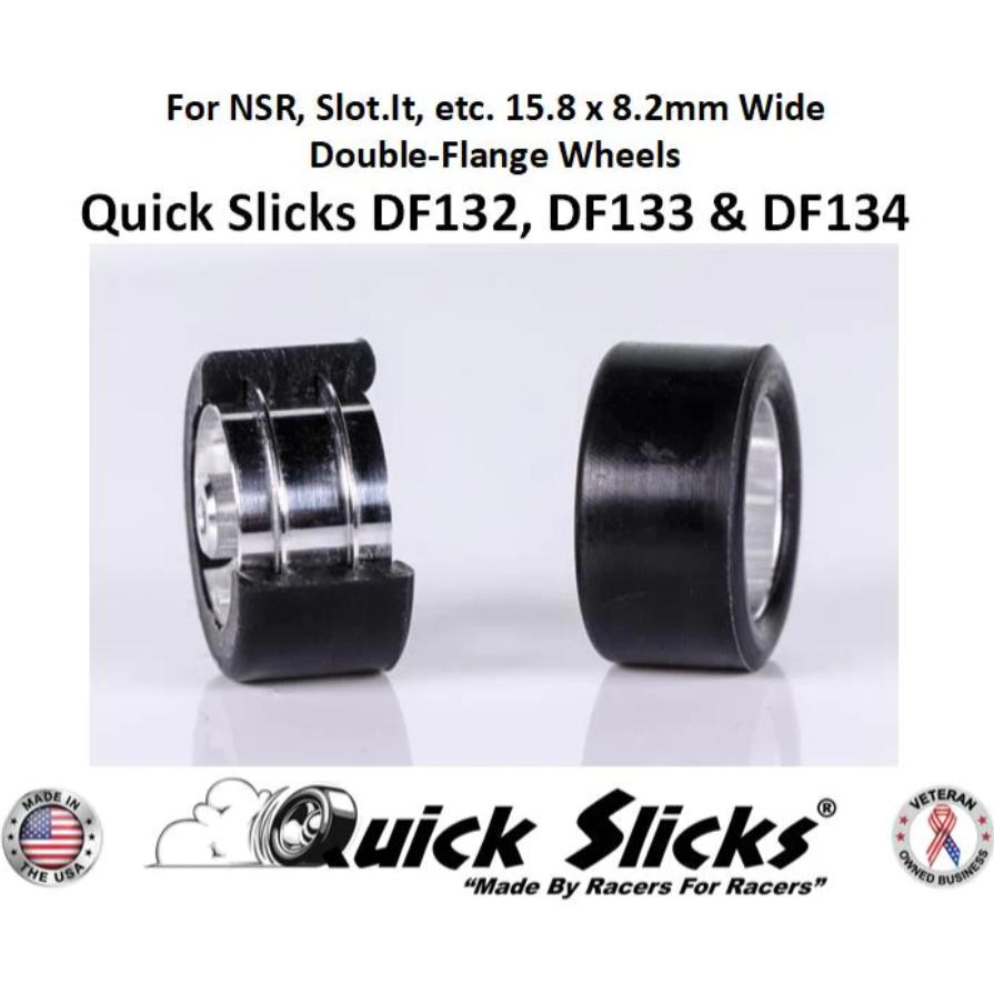 Quick Slicks 1:32 NSR Non Air Silicon Tyres DF132XF – Show Us Ya Slotz