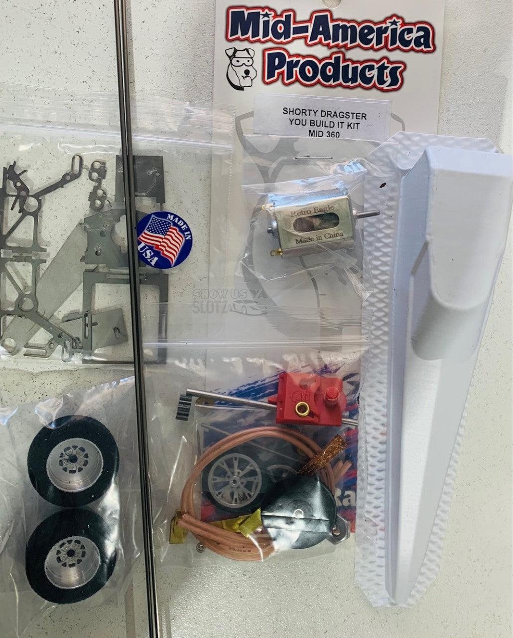 Mid America Shorty Dragster You Build It Kit MID360 – Show Us Ya Slotz